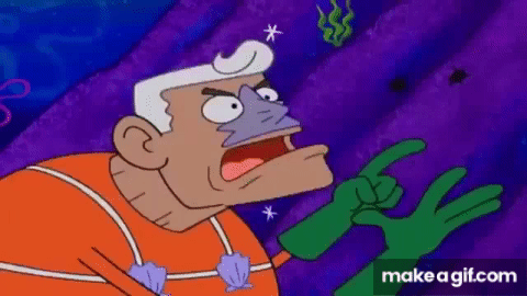 Y CONMIGO SOMOS DIEZ!!! (SirenoMan)(Bob esponja)(plantilla) on Make a GIF