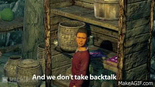 We don't take backtalk in this b!tch on Make a GIF