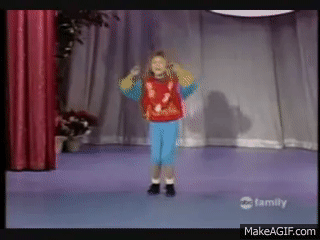 Stephanie Tanner dancing "Love Shack" on Make a GIF