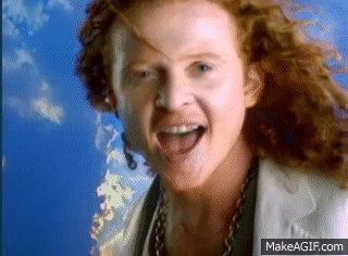 Simply Red - Stars on Make a GIF