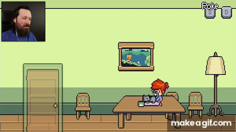 cat poke gif on Make a GIF