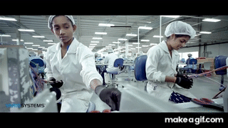 Variosystems wire harness production on Make a GIF
