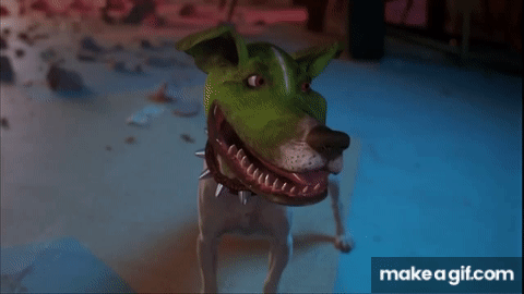 The Mask (1994) - The Mask Dog Scene | Movieclips on Make a GIF
