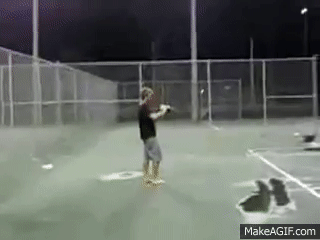 Guy owned by soda bottle he threw - Fail on Make a GIF