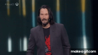 Keanu Reeves Bench Gif