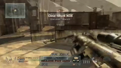 Qs x IReCoiLz - MW2 1v1 Quick Scope Ep. 2 on Make a GIF