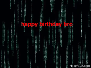 Matrix Express ~ Happy Birthday, with Stevie Wonder on Make a GIF