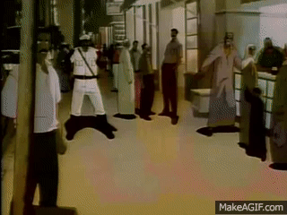 Dio makes guy run over people on Make a GIF