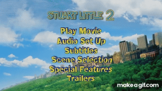Stuart Little 2 (2002) DvD Menu Walkthrough on Make a GIF