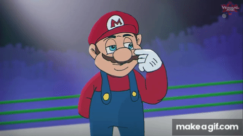 Mario chill like that on Make a GIF