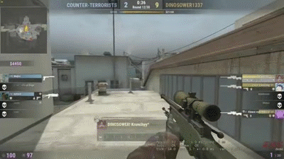 AWP Trick shot on Make a GIF
