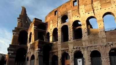The Colosseum: Emblem of Rome, Italy on Make a GIF