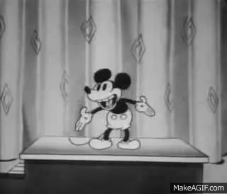 Mickey sings "Minnie's Yoo Hoo" - mickeys disney store.com on Make a GIF