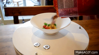 M&Ms and Skittles sorting machine on Make a GIF