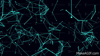Futuristic technology background. loop abstract line and polygon animation. 4k on Make a GIF
