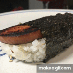 SPAM Musubi on Make a GIF