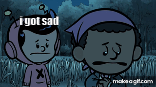 i got sad meme xavier riddle on Make a GIF
