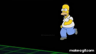 "Homer3" (1995) The Simpsons First 3D Appearance (Remastered 4K 60FPS) on Make a GIF
