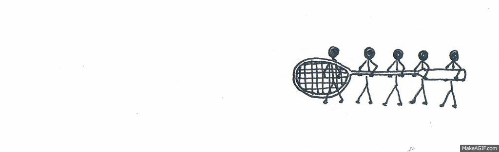 Badminton racket on Make a GIF