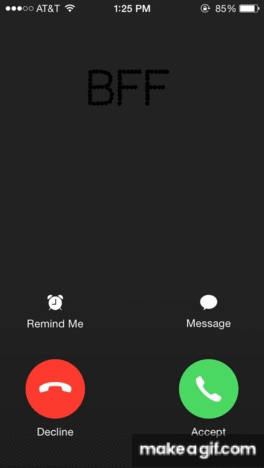 ex bff callig on Make a GIF