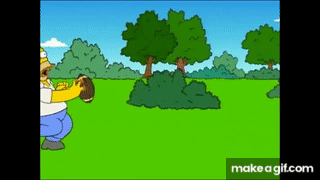 The Simpsons - Church's Chicken Commercials (1996) on Make a GIF