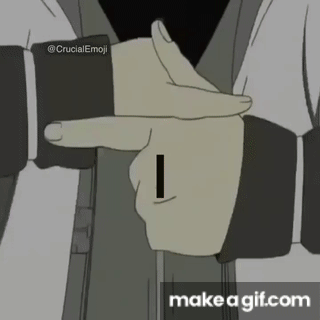 Naruto Hand sign “I dont know about that one chief” meme on Make a GIF
