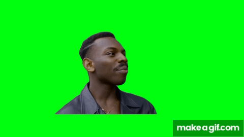 (big brain) green screen on Make a GIF