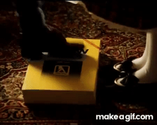 Yellow Pages Christmas TV advert - Mistletoe (1992) on Make a GIF