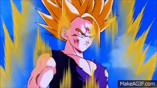 Gohan Goes SSJ2 for the first time HD on Make a GIF