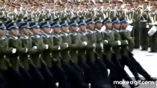 中国人民解放军军歌! March of the People's Liberation Army! on Make a GIF