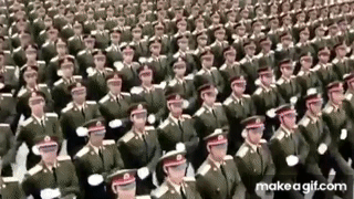 中国人民解放军军歌! March of the People's Liberation Army! on Make a GIF