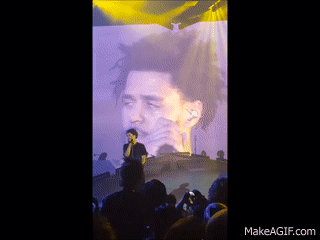 J cole reaction when Jeremih walks off the stage singing a new song on ...