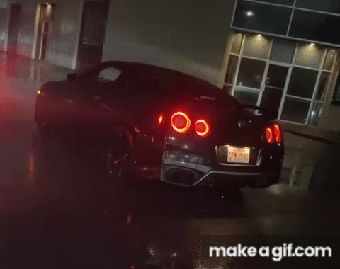 R35 GTR Flames on Make a GIF