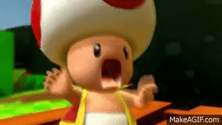 SCREAMING RED TOAD on Make a GIF