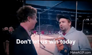 Boston Red Sox "Don't Let Us Win Today" on Make a GIF