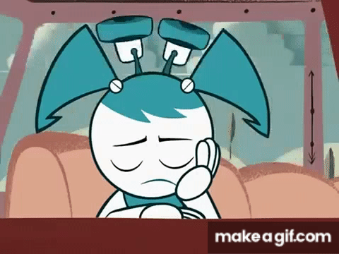 Mlaatr Jenny lisiting to music on Make a GIF