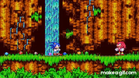 Sonic hit on Make a GIF
