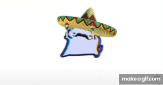A adorable mexican cat dancing on Make a GIF