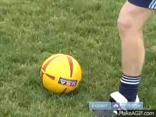 Kicking Soccer Ball Gif