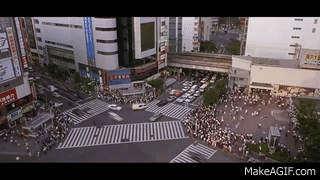 Movie Baraka People walking very fast Timelapse video online video ...