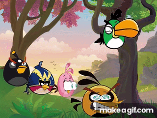 The Angry Birds Movie-angry birds dance on Make a GIF