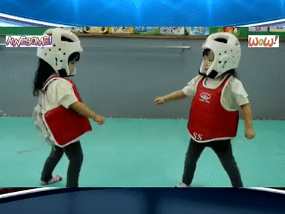 Cutest Karate Kids Taekwondo Fight Ever - Martial Artist Battle on Make ...