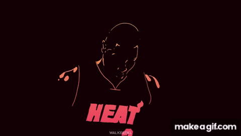 Animated Dwyane Wade Dunk Compilation on Make a GIF