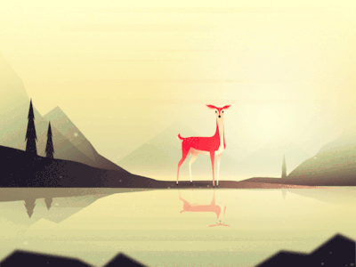 digital loop — Dawn by Inga Hampton on Make a GIF