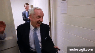Funny College Basketball Coach walking into changing room... on Make a GIF