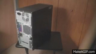 Computer Tower Break. on Make a GIF
