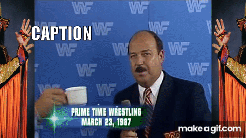 Macho Man Randy Savage Promo #6: Cuppa' Coffee on Make a GIF
