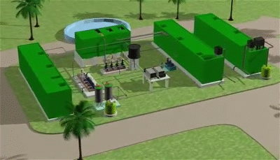 3D Water Treatment Plant on Make a GIF