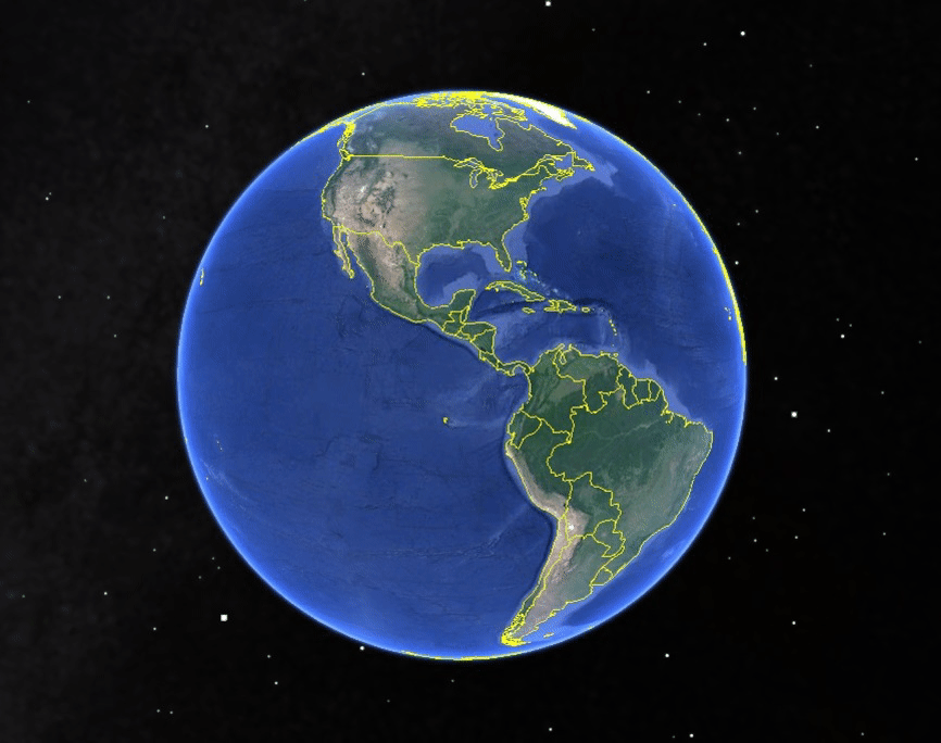 Earths changing shape on Make a GIF