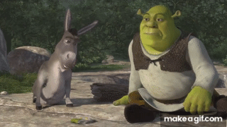 Shrek's Funny Face on Make a GIF